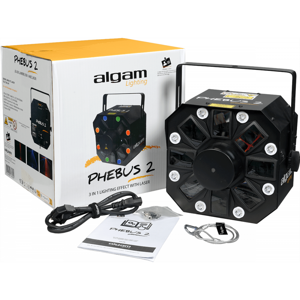 Algam Lighting PHEBUS 2 projecteur LED & Laser | Algam Webstore